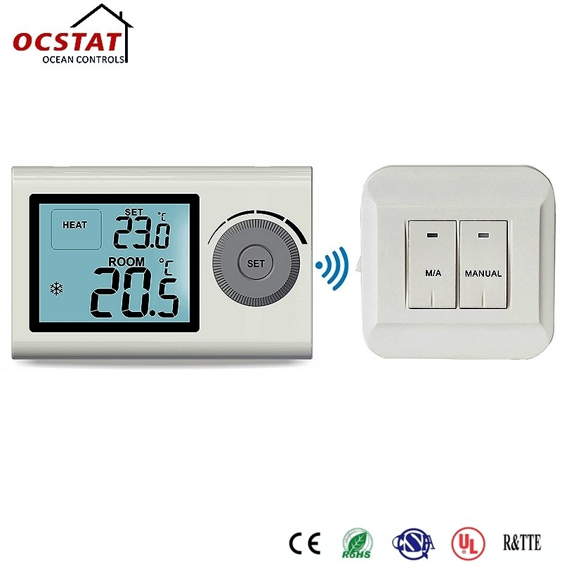 Wireless Non Programmable Digital Wireless Room Thermostat Wireless