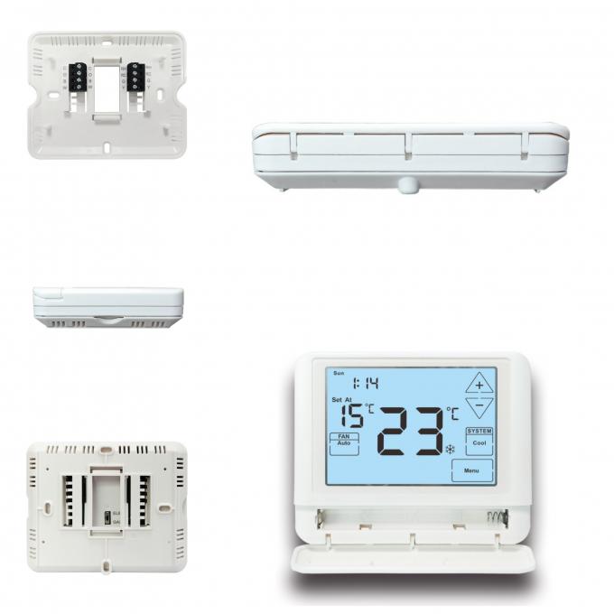 2W Digital Room Thermostat Temperature Controller Square Shaped
